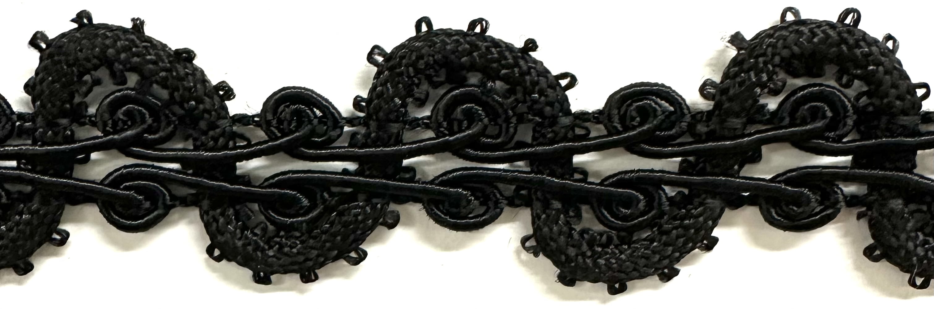 1" Designer Braid Gimp Trim - 10 Yards! - Color: Black - Walmart.com