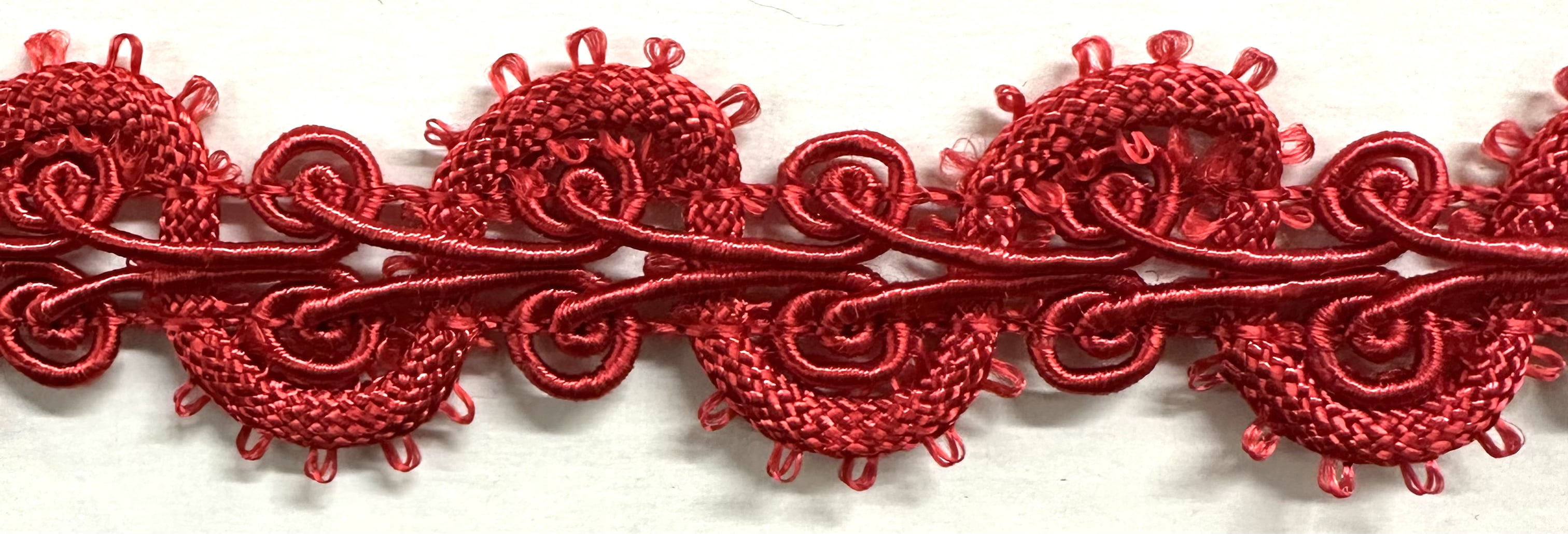 1" Designer Braid Gimp Trim - 10 Yards! - Color: Red - Walmart.com