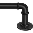 1” Diameter 30-144 Inch Wrap Around Curtain Rod for 30-142 Windows ...