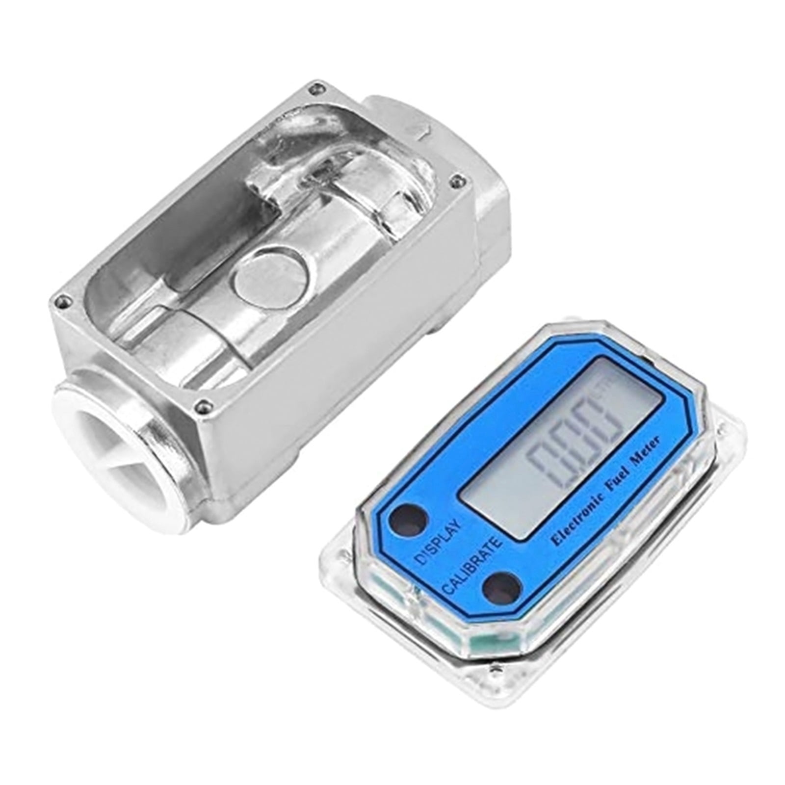 1 Digital Turbine Flow Meter,Gas Oil Fuel Flowmeter,Pump Flow Meter ...