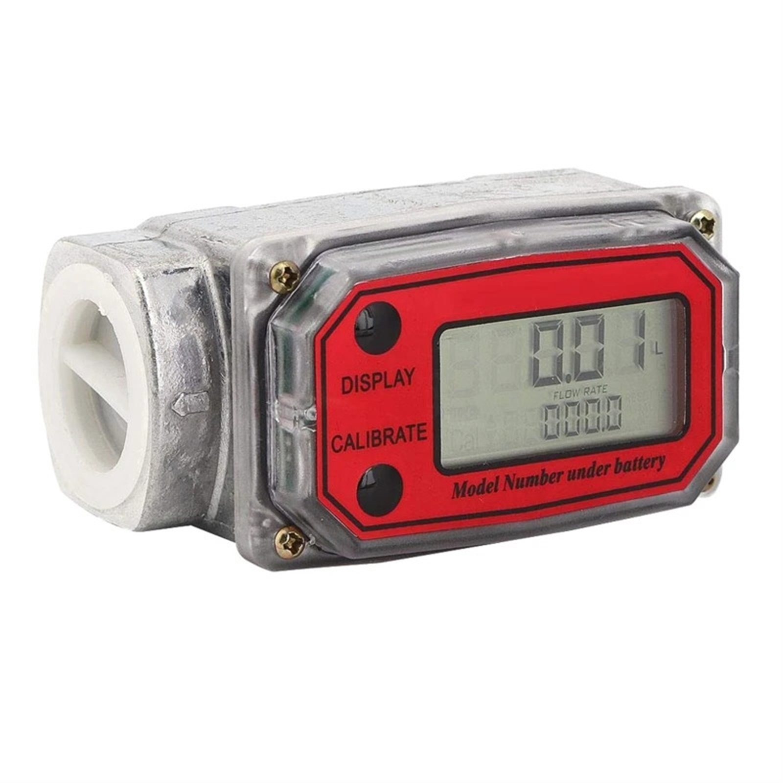 1" Digital- for Turbine Flow Meter LCD Digital Display Flowmeter Gas Oil Flowmeter Used for ...
