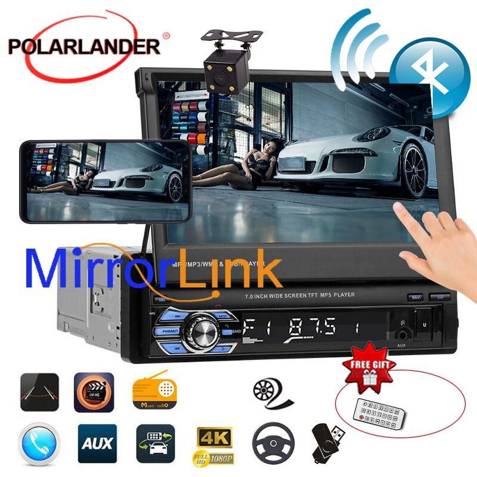 Polarlander Touchscreen Radio Car In-Dash Unit - Walmart.com
