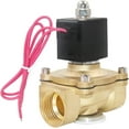 1" Direct Solenoid Valve IP65 Waterproof Normally Closed Brass Solenoid Valve 24V 12V 220V 110V ...