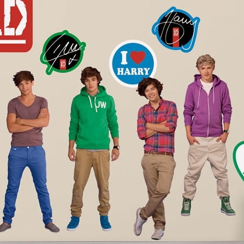 One Direction Stickers Walmart