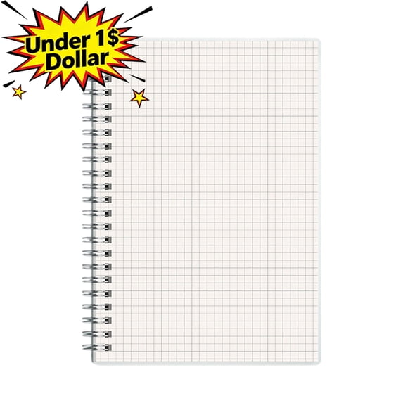Under 1$ Dollar A5 Spiral Notebook, 80‑Page Thick Paper Journal with ...