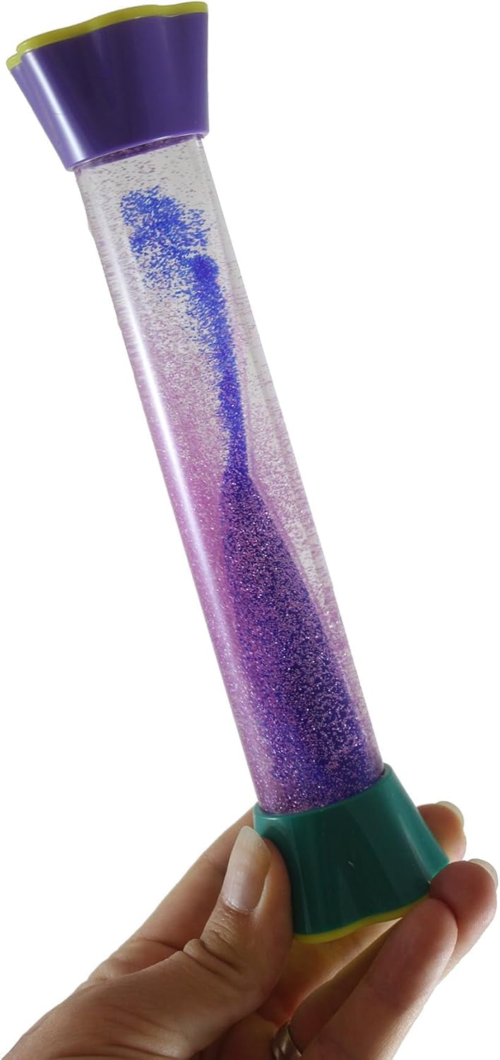 1 Double Glitter Filled Liquid Dripping Stick Timer Drip Down and Float ...