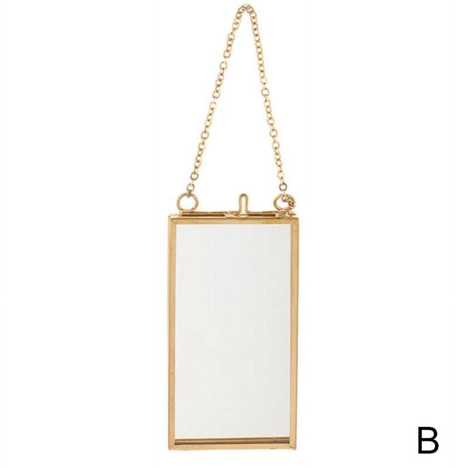 1* Double Sided Hanging Glass Display Frame For Photo Specimen DIY ...