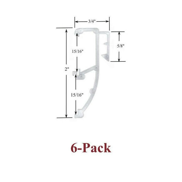 Window Blind Valance Clips