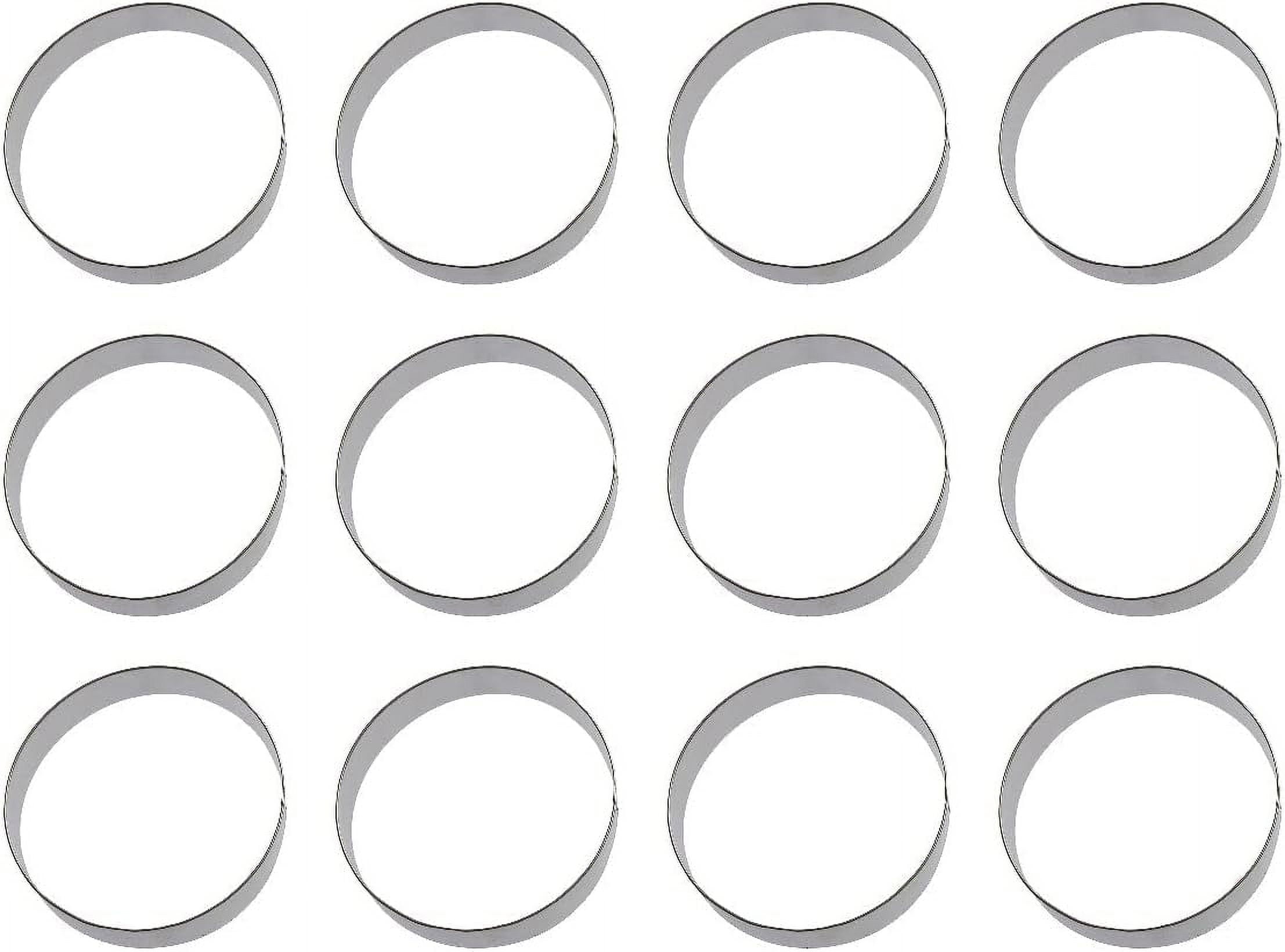 1 Dozen/12 Count Biscuit Circle 5 Inch Cookie Cutters from The Cookie ...