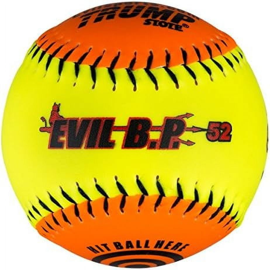 1 Dozen Evil Bp 12" Softballs - 52cor/.300 Compression AK Evil BP52 12 ...