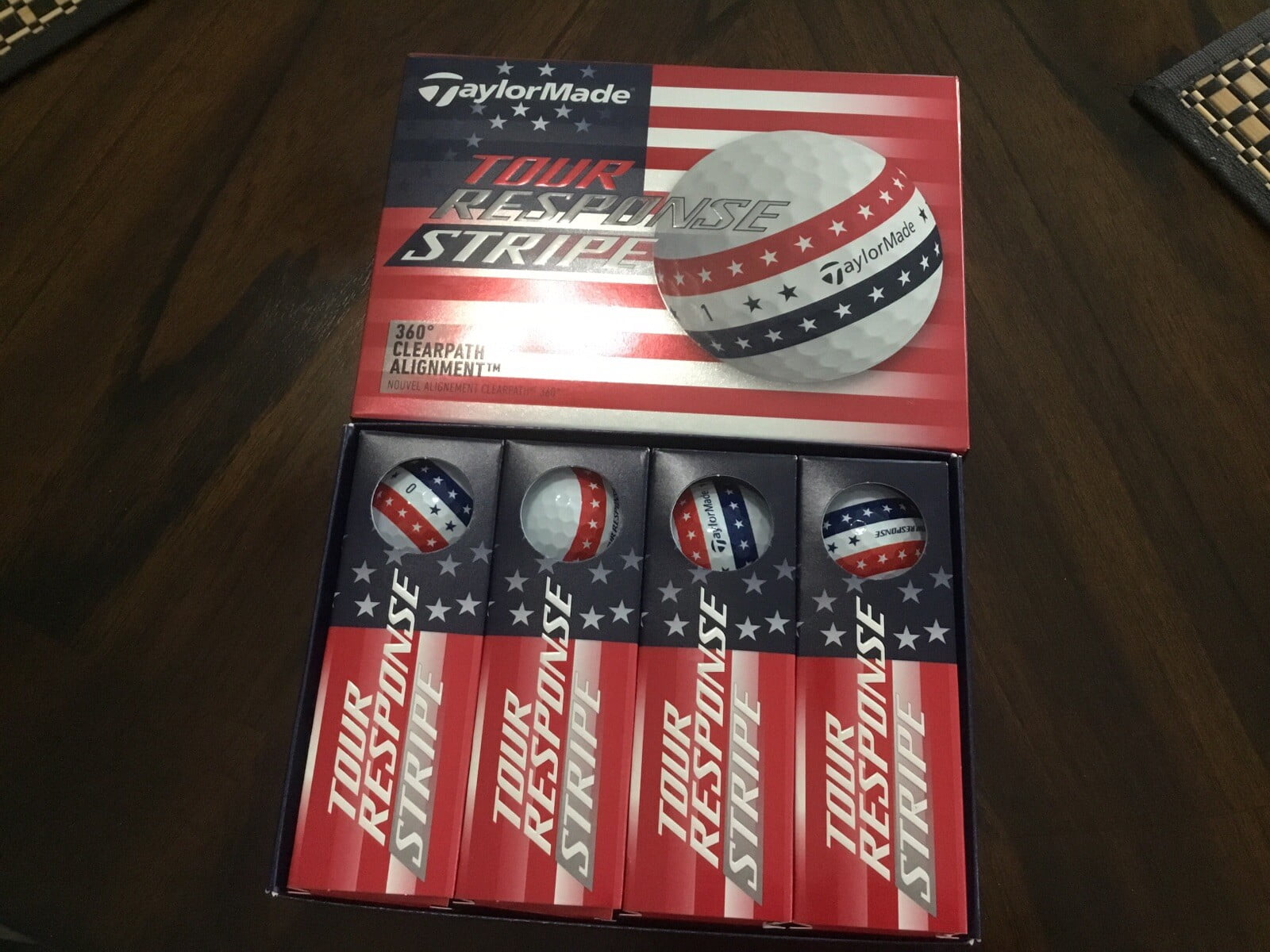 1 Dozen New Taylormade Tour Response Unreleased USA Edition Golf Balls ...