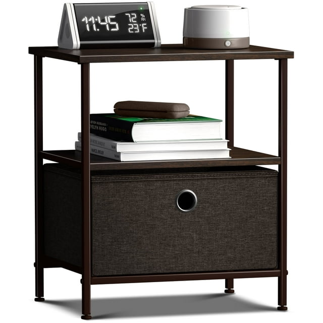 1 Drawers Table Dresser - Brown - Walmart.com