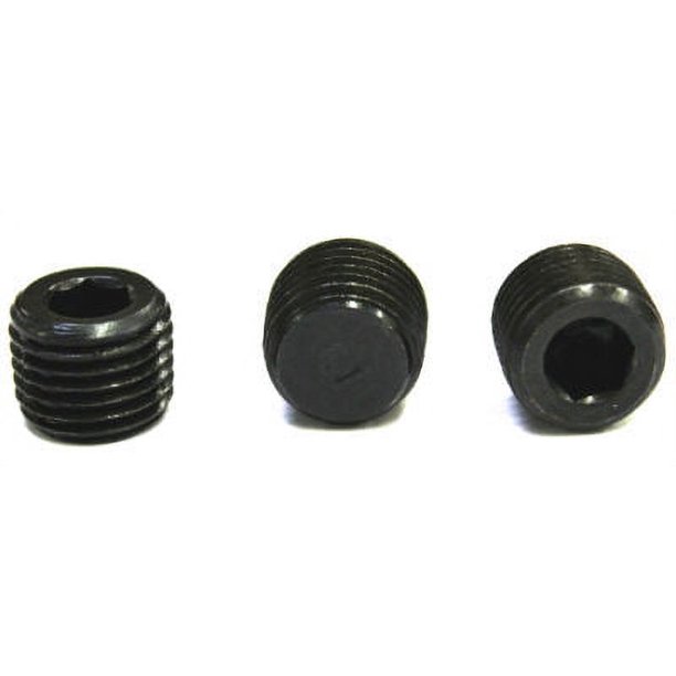 1" Dry Seal Socket Pipe Plugs / 3/4" Taper / Steel / Plain - 25 Piece ...