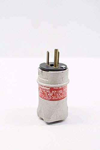 1- ECP-1523 MODEL D 125V-AC 15A AMP 3P PLUG ECP1523 HAZARDOUS EXPLOSION ...