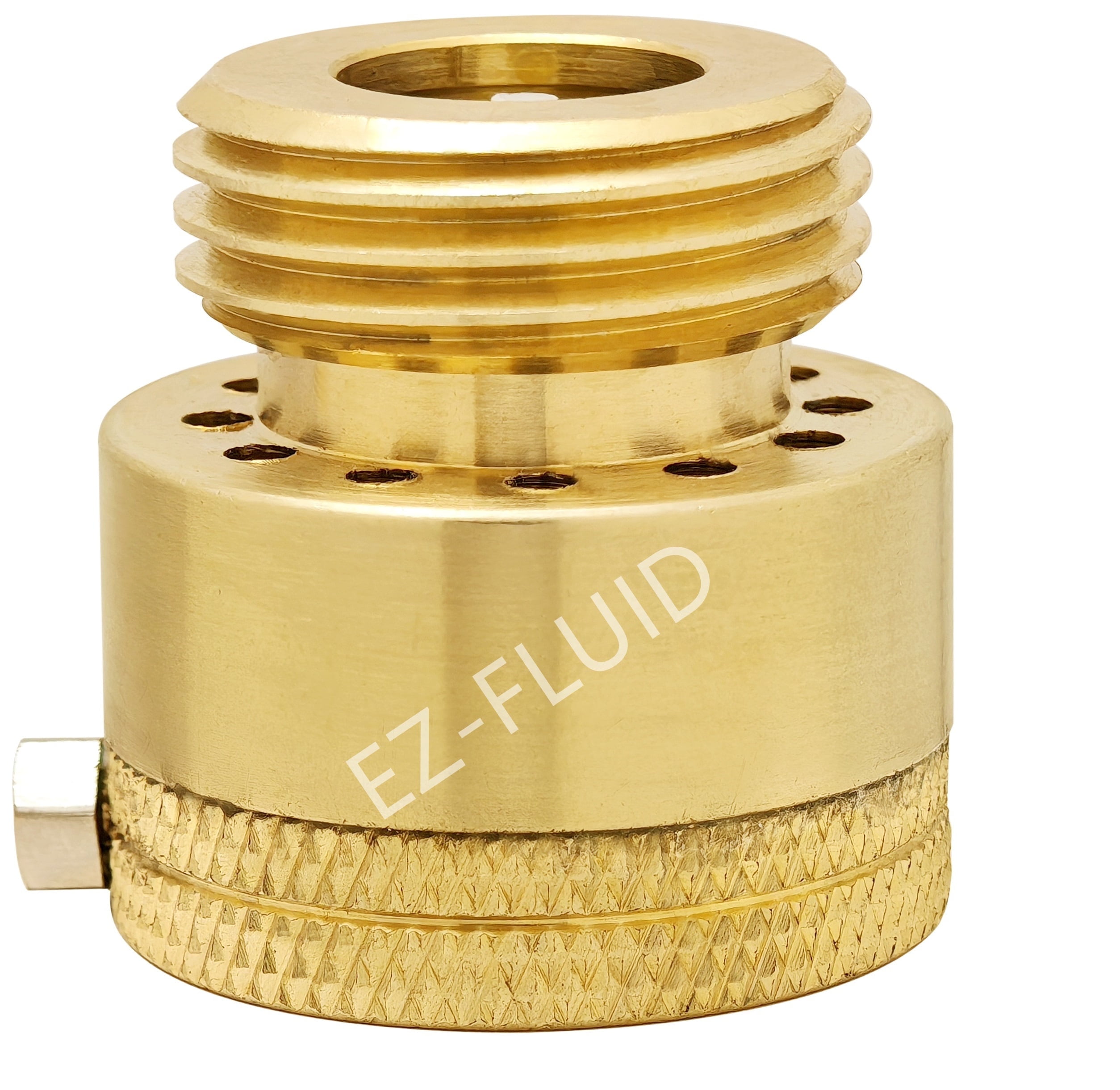 (1) EZ-FLuid Brass 3/4" Hose Bibb Vacuum Breaker Connector Backflow ...