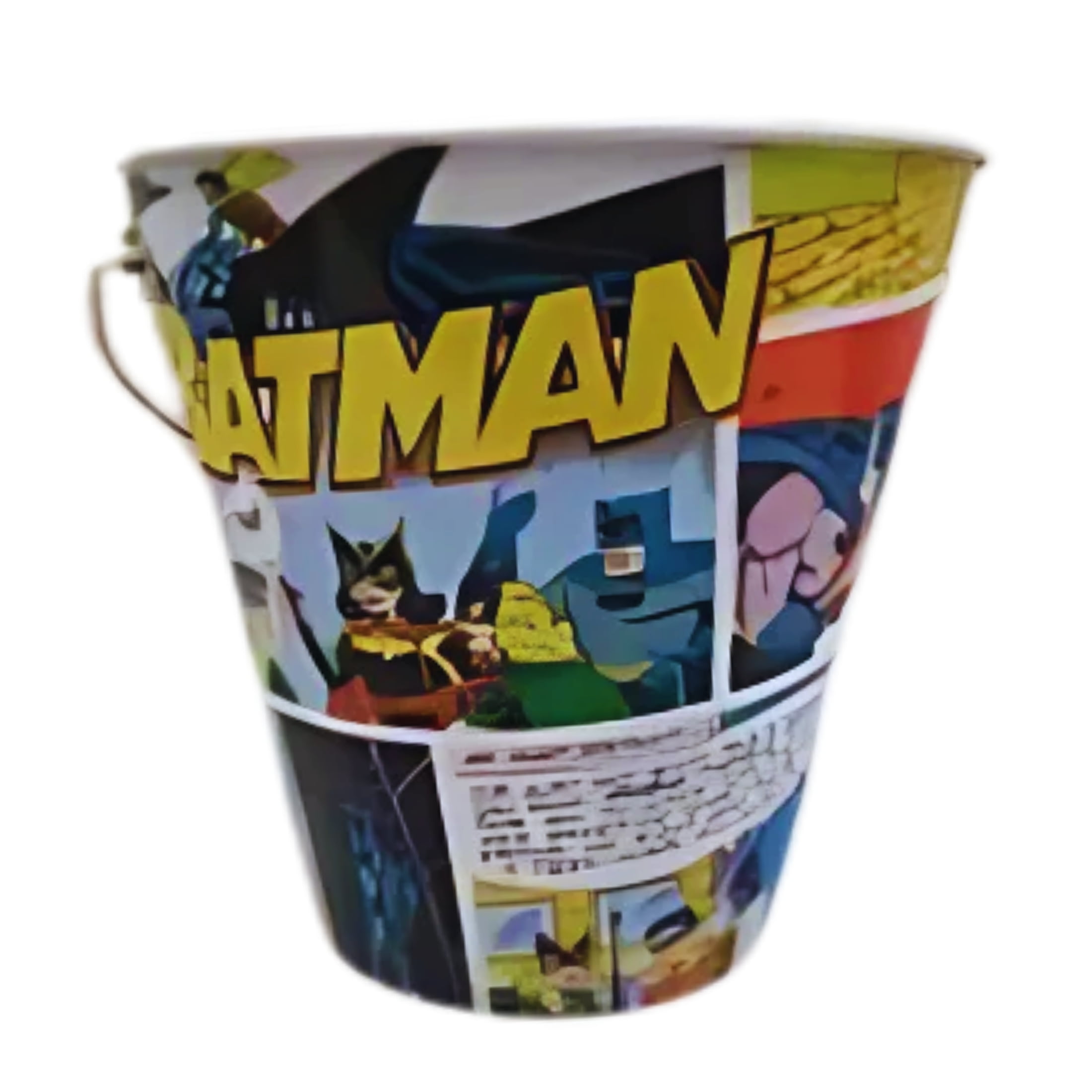 (1) Easter Tin Bucket Reusable Holiday Basket with Handle Spring-Themed ...
