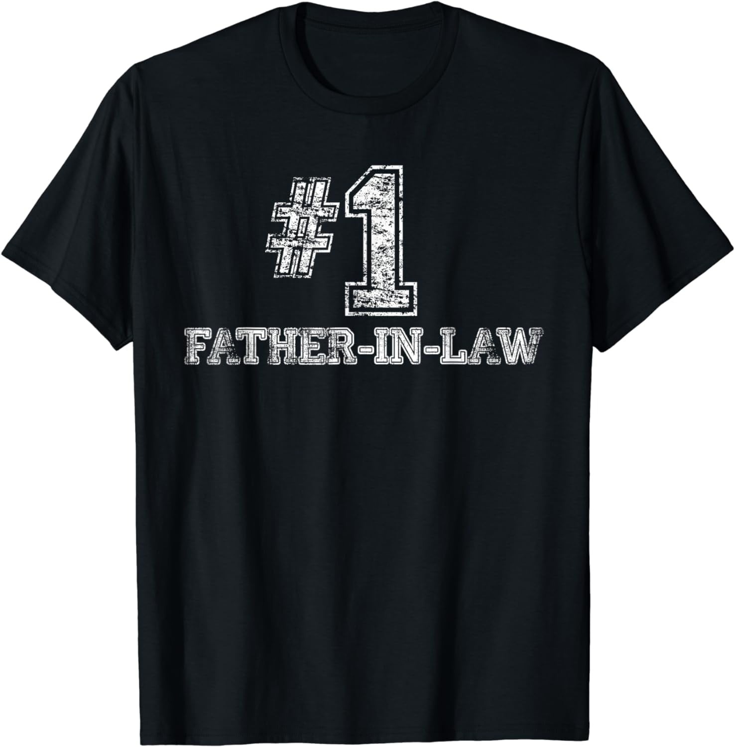#1 Father In Law T Shirt - Number One Father's Day Gift Tee - Walmart.com