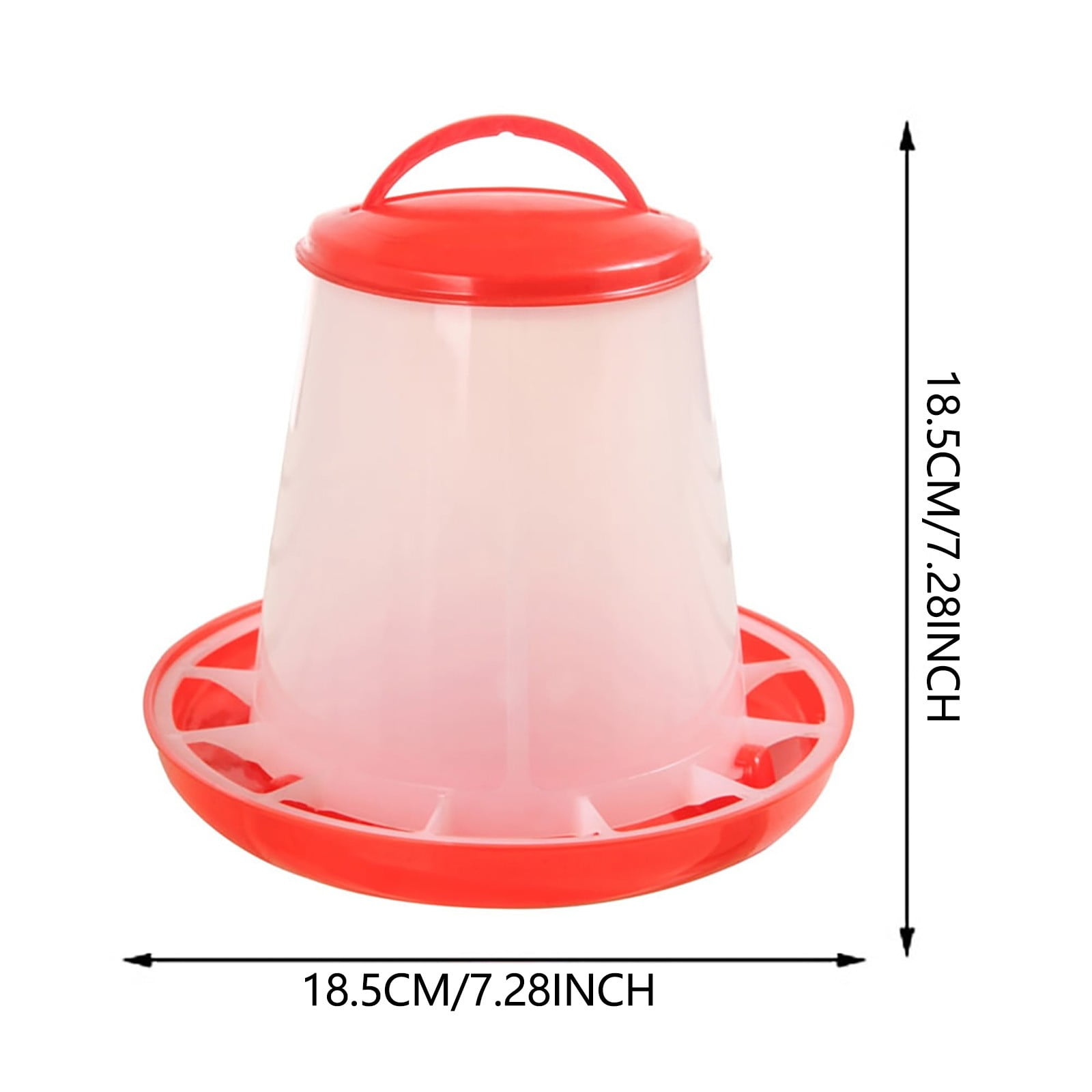 1*Feed Bucket Chicken Automatic Feeder Fowl Poultry Farming Breeding ...