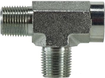 1 Female Pipe Run Tee, Steel Pipe Fittings, Hydraulics - Walmart.com