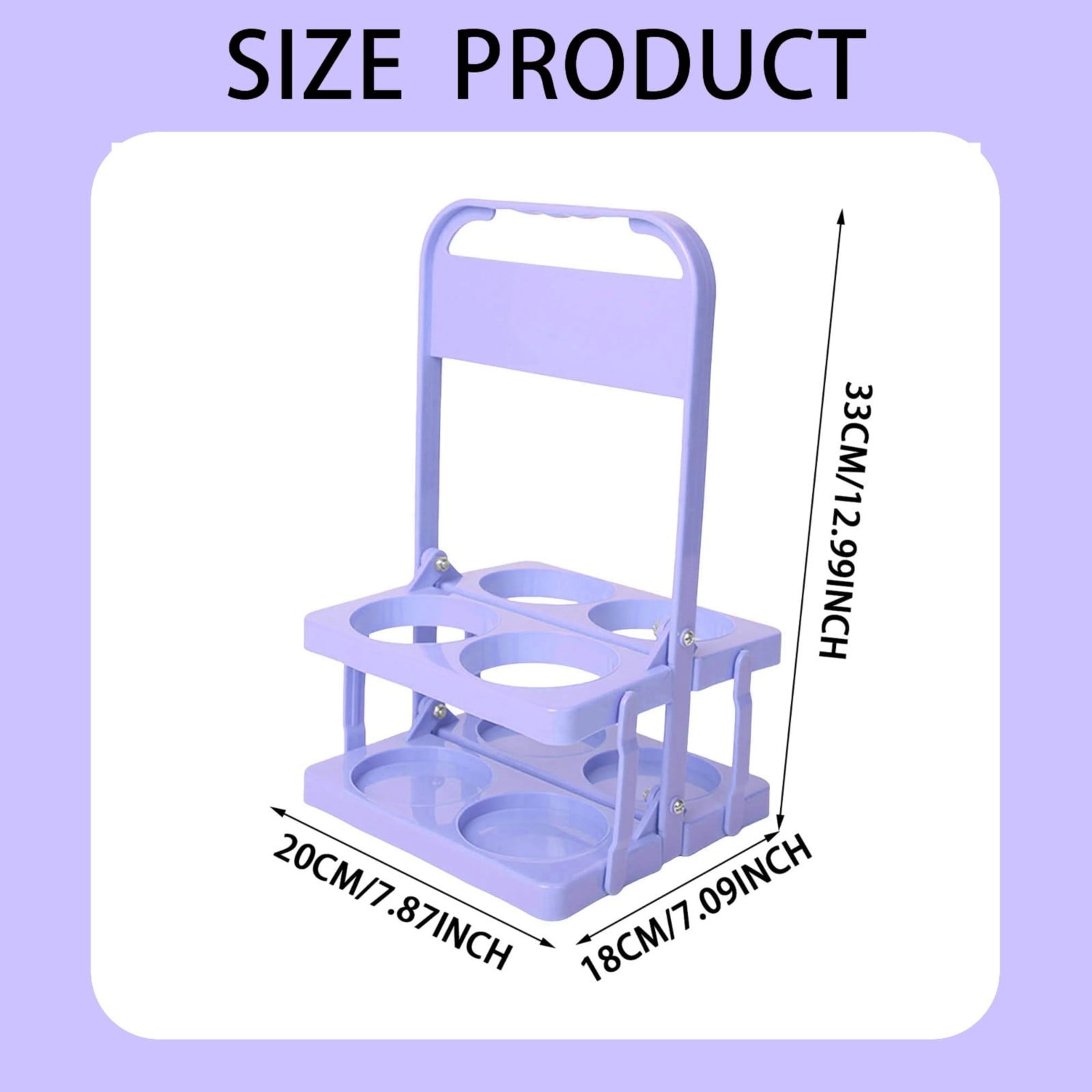 1 Foldable Rack Clearance! Portable Plastic Drink Reusable Bottle ...