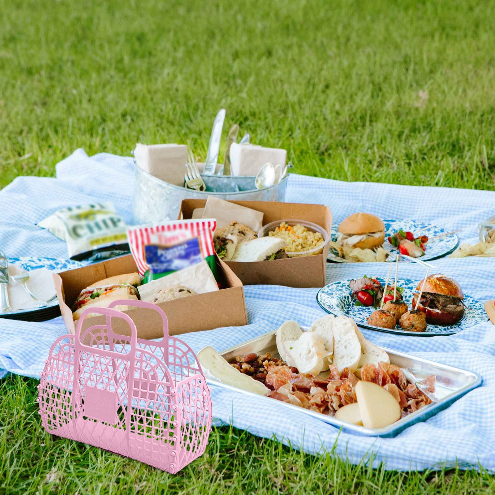 1 Folding Basket,Personalized Jelly Bags Bridesmaid Gift Bags Baby ...