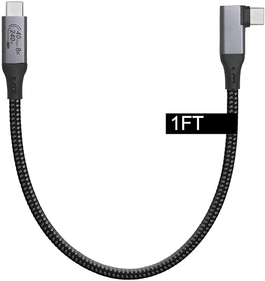 1-Foot USB4 Cable Compatible with Thunderbolt 3, Thunderbolt 4 and USB ...