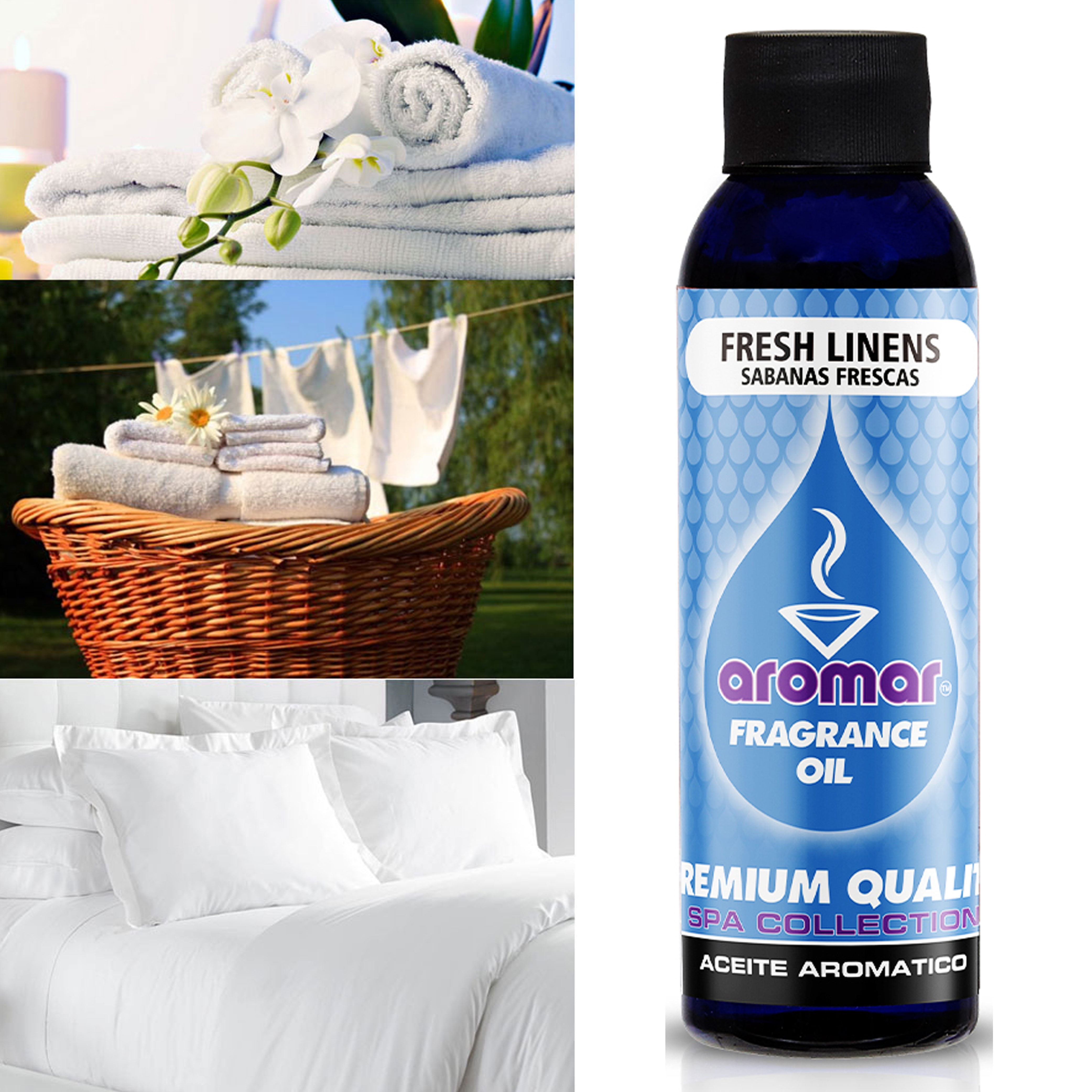 AllTopBargains Fresh Linens Fragrance Oil, Liquid Aroma for Relaxation ...