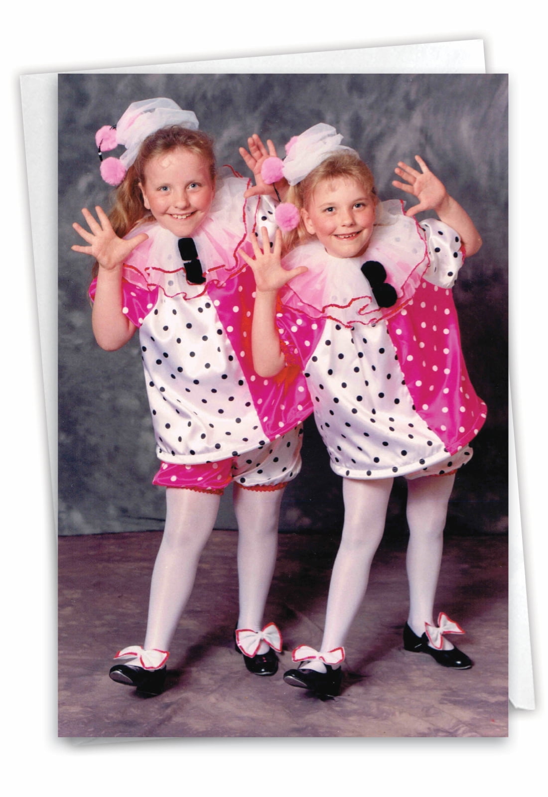 1 Funny Birthday Card with Envelope - Dancing Girls C6418BDG - Walmart.com