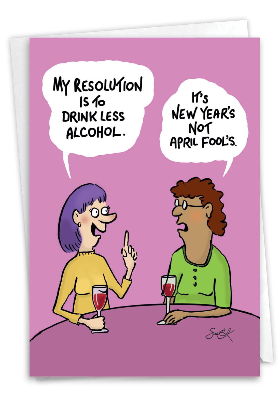 1 Funny New Year Card with Envelope - Wrong Holiday C3408NYG - Walmart.com