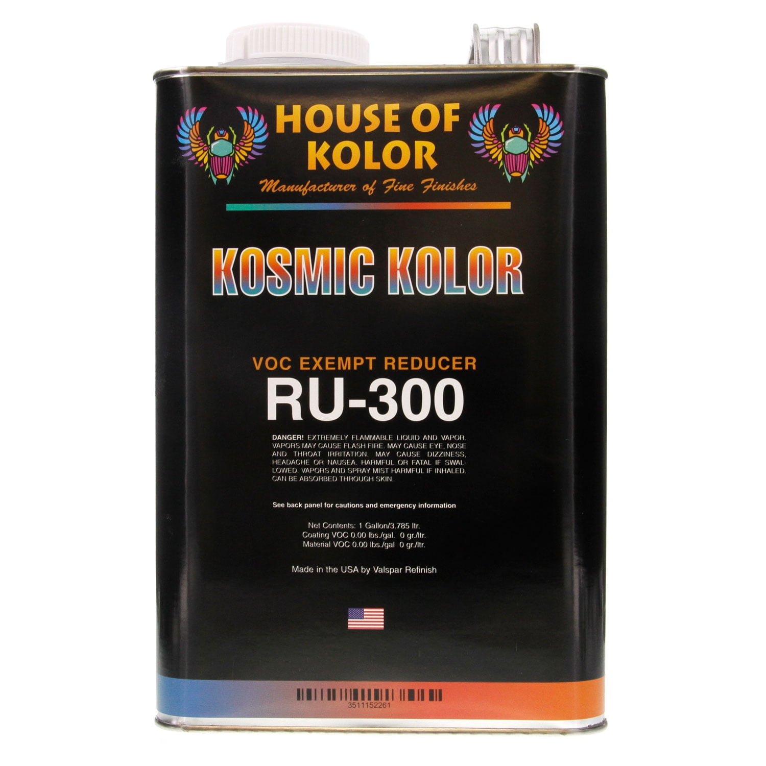 1 GALLON RU300/RU-300 HOUSE OF KOLOR VOC EXEMPT REDUCER - Walmart.com