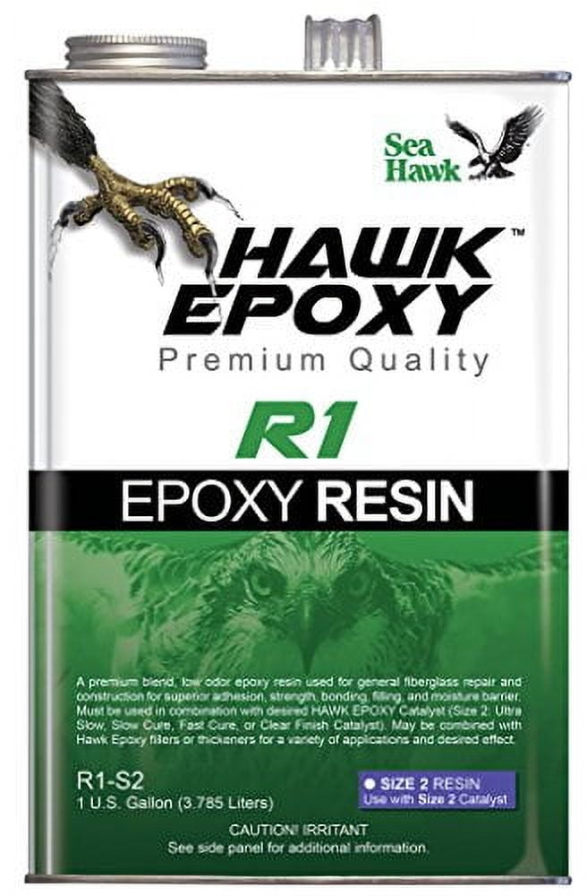 1 GL Size 2 Hawk Epoxy R1 Resin - Walmart.com