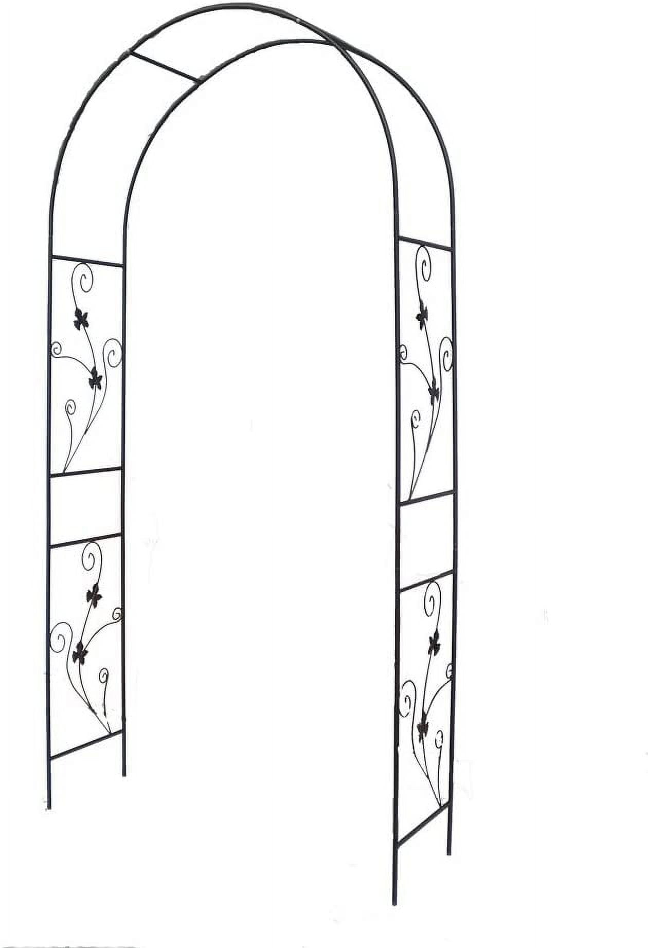 Steel Garden Arch Arbor GO Steel Garden Arch - 8ft High X 5'2" Wide ...
