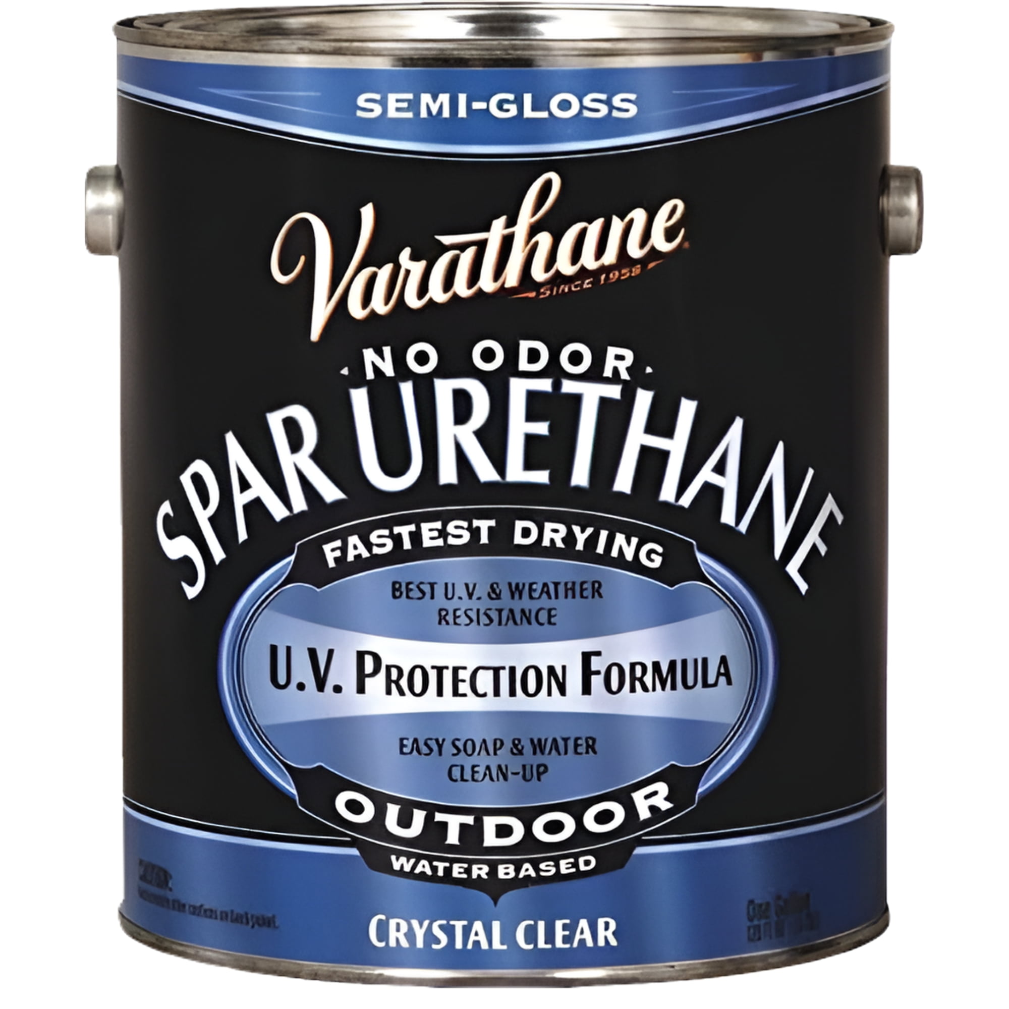 1 Gal Clear Varathane Water-Based Exterior Wood Spar Semi-Gloss ...