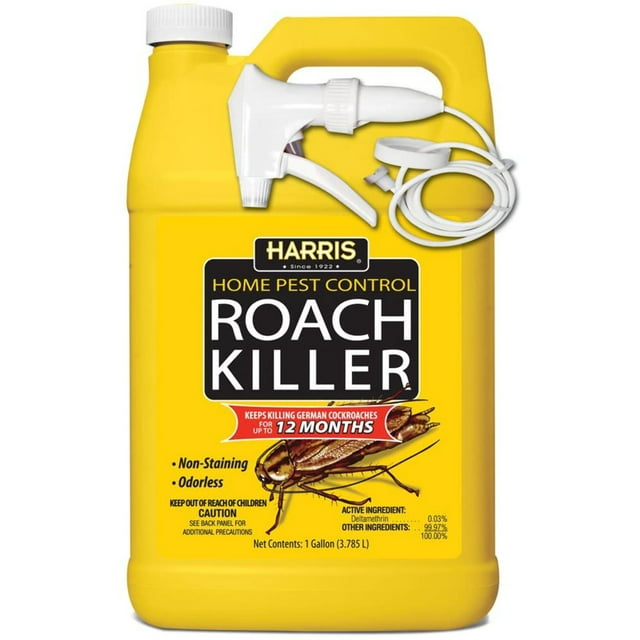 1 Gal. Roach Killer Spray Odorless Non Staining Formula Cockroach ...