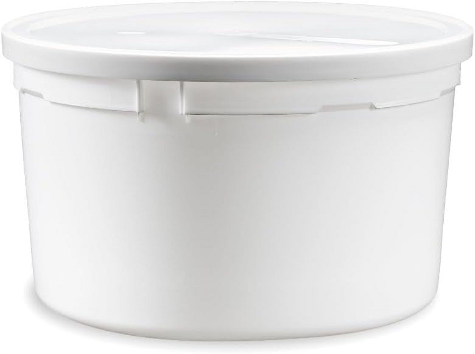 1 Gallon (128 oz) Food Storage Containers with Lids - zer and Microwave ...