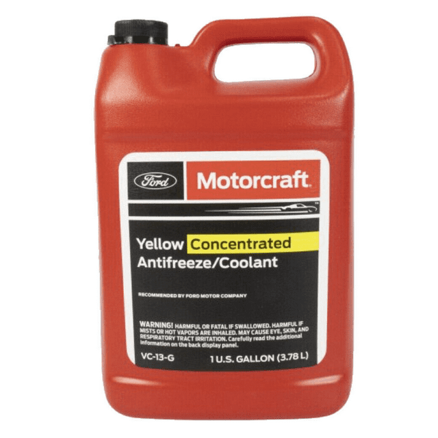 Motorcraft Antifreeze Coolant, 1 Gallon, Concentrated Orange/Yellow ...