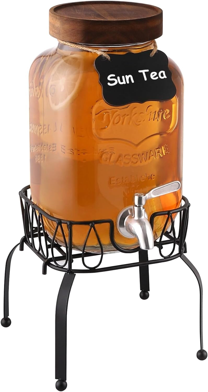 1 Gallon Drink Dispenser with Spigot 18/8 Stainless Steel – Airtight ...