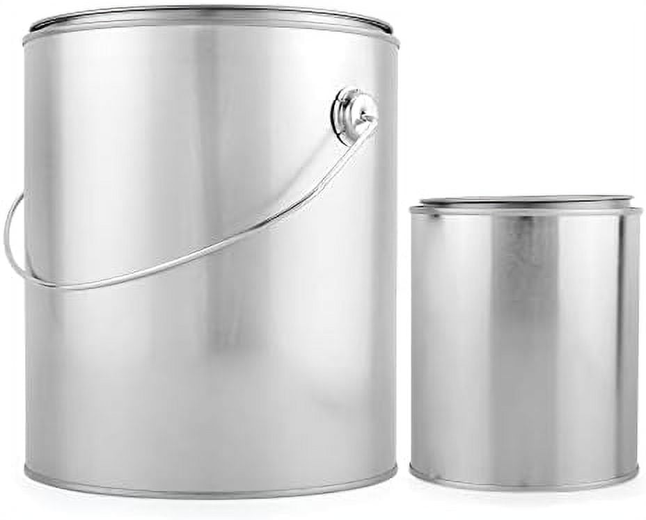 1 Gallon Empty Paint Can + 1 Quart Empty Paint Can (Combo - Pack of 2 ...