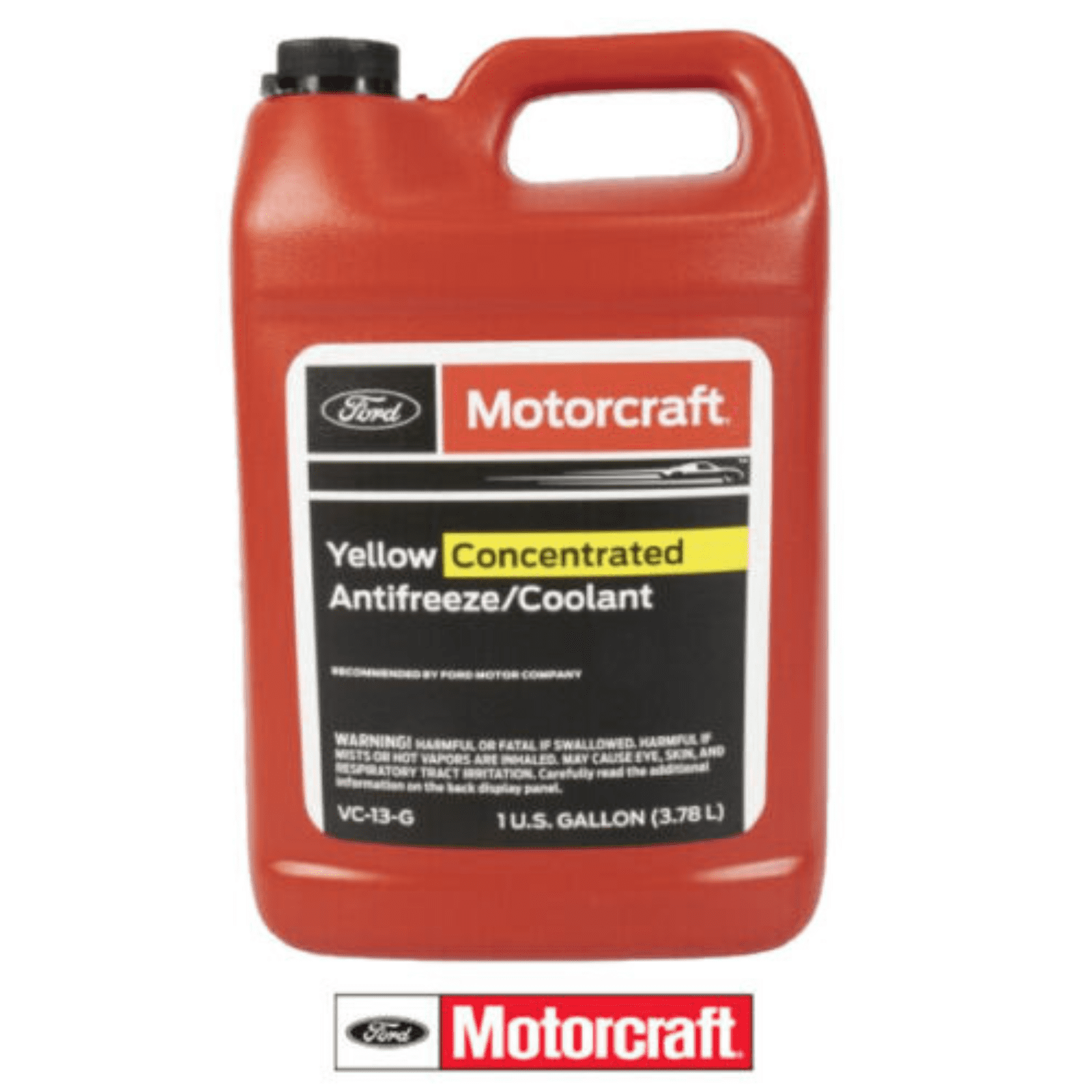 1 Gallon Engine Coolant/Antifreeze MOTORCRAFT Orange/Yellow ...