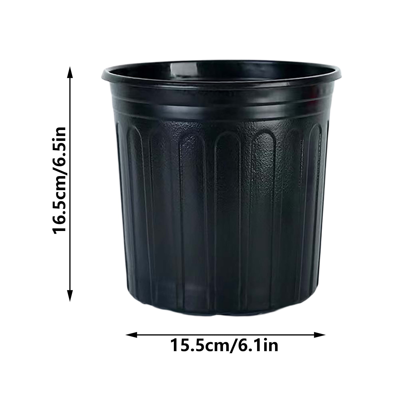 1 Gallon Flexible Nursery Pots,Thickened Seedling Pots with Drainage ...