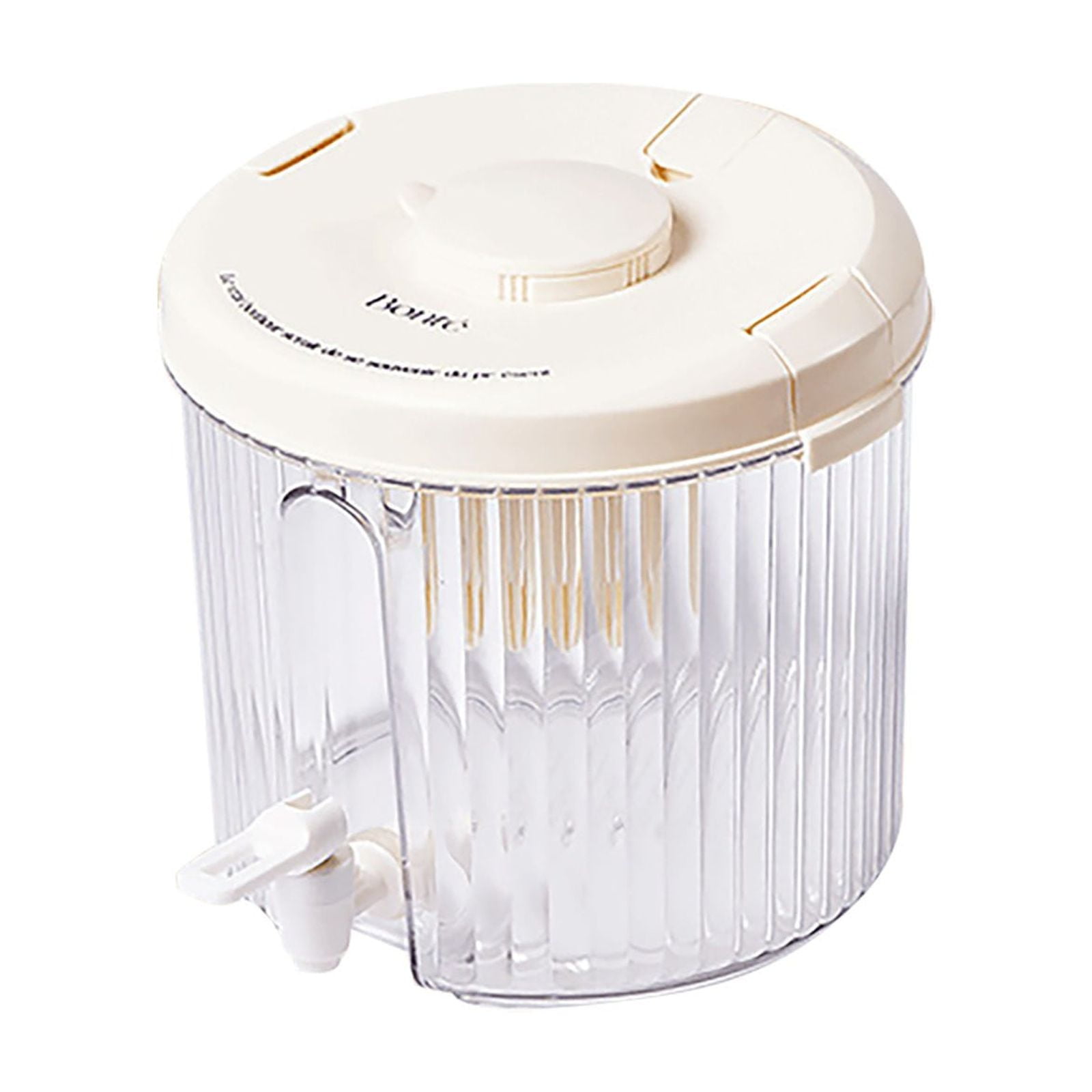 1 Gallon Fridge Drink Dispenser with Spigot, Leakproof Plastic Water ...