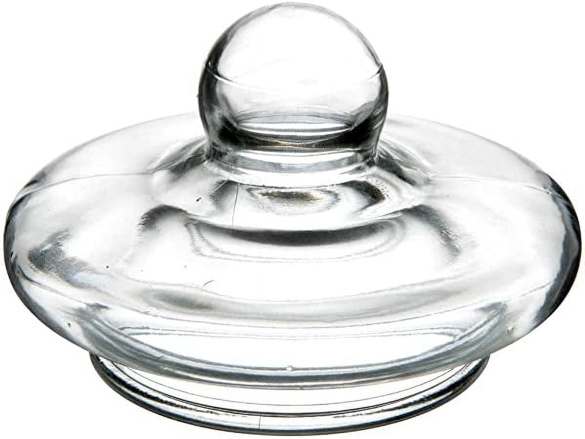 1 Gallon Glass Beverage Dispenser Lid 5 Inches; bottom diameter:3 1/2 ...