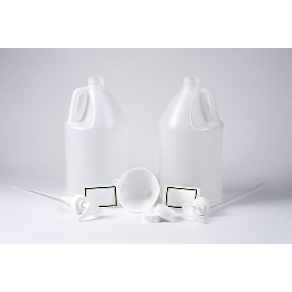 1 Gallon Jugs - Pack of 8 Plastic Jug Containers with 8x Child ...