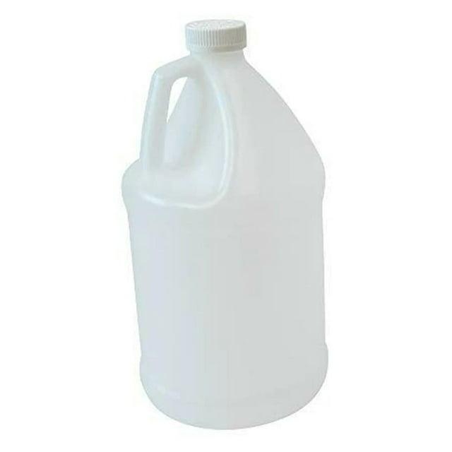 1 Gallon Natural High Density Plastic Jug (HDPE) Jugs with Child Proof ...
