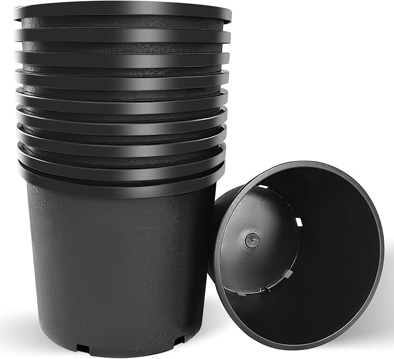 1 Gallon Nursery Pots Plastic Container Injection Molded Pot for Plants ...