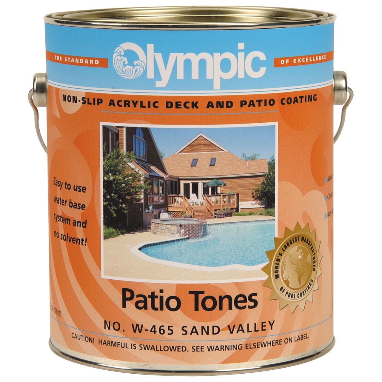 1 Gallon Olympic Patio Tones Deck Coating - Creekstone - Walmart.com