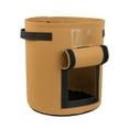 1 Gallon Potato Growing Bag Planter Pots with Handles and Viewing ...