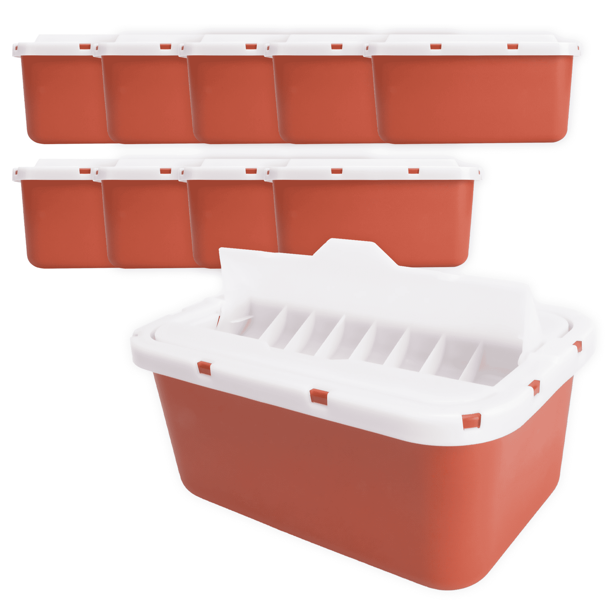 1 Gallon Sharps Container, 10/Box - Walmart.com