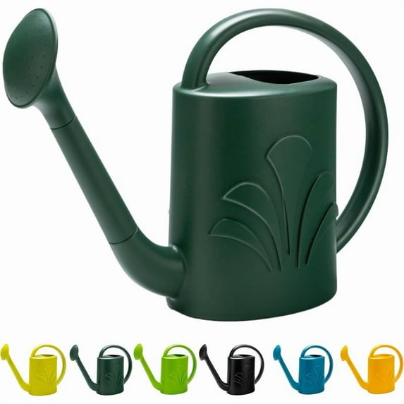 1 Gallon Watering Can with Detachable Sprinkler Head Durable Green ...
