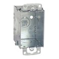 1-Gang 3 in. 14 cu. in. Old Work Metal Electrical Switch Box (Case of ...